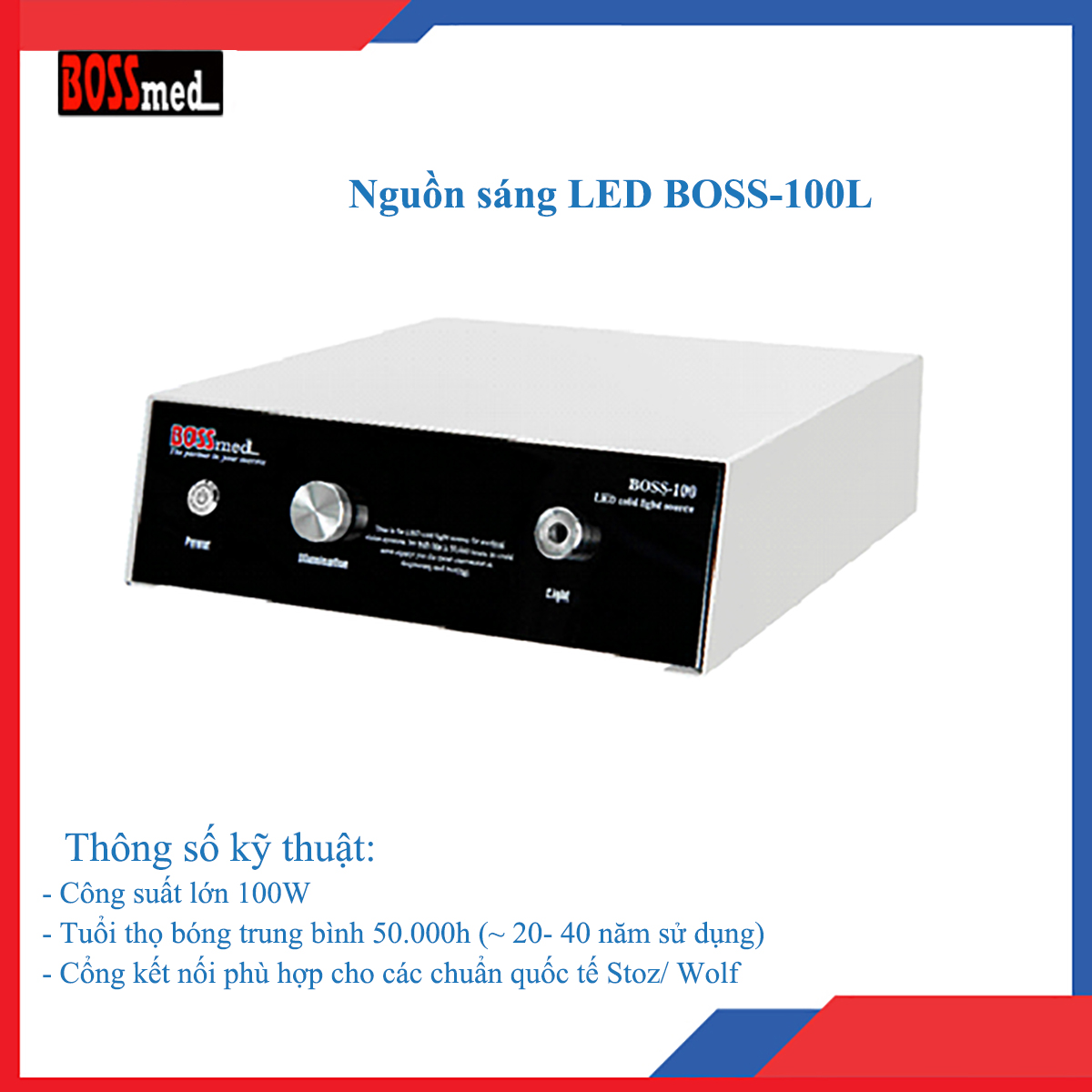 MÁY NỘI SOI TAI MŨI HỌNG BOSSMED BOSS-300 – Công ty cổ phần thiết bị và ...